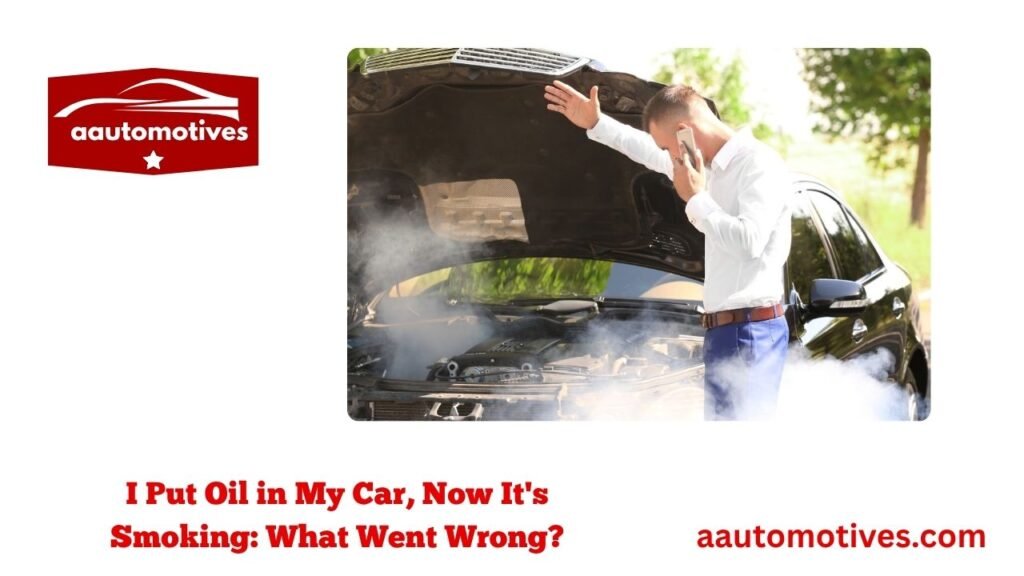 I Put Oil in My Car, Now It's Smoking: What Went Wrong?
