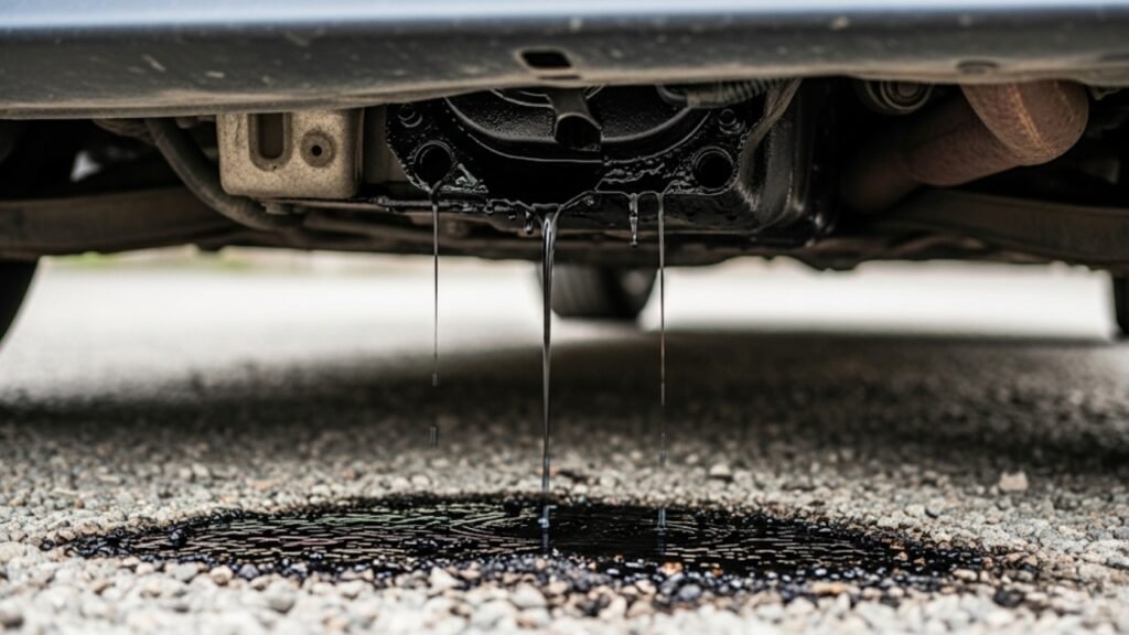 Why Is Black Oil Leaking from Your Car?