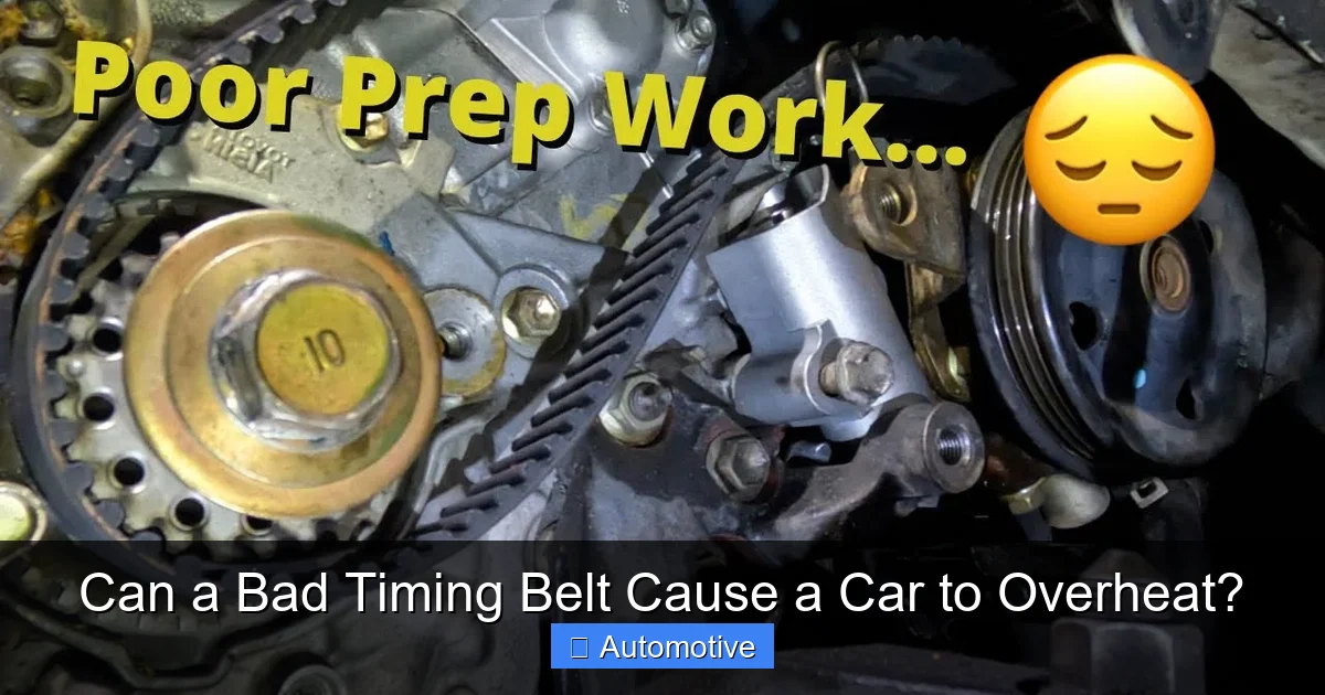 Can Timing Belt Cause Car Not To Startnull