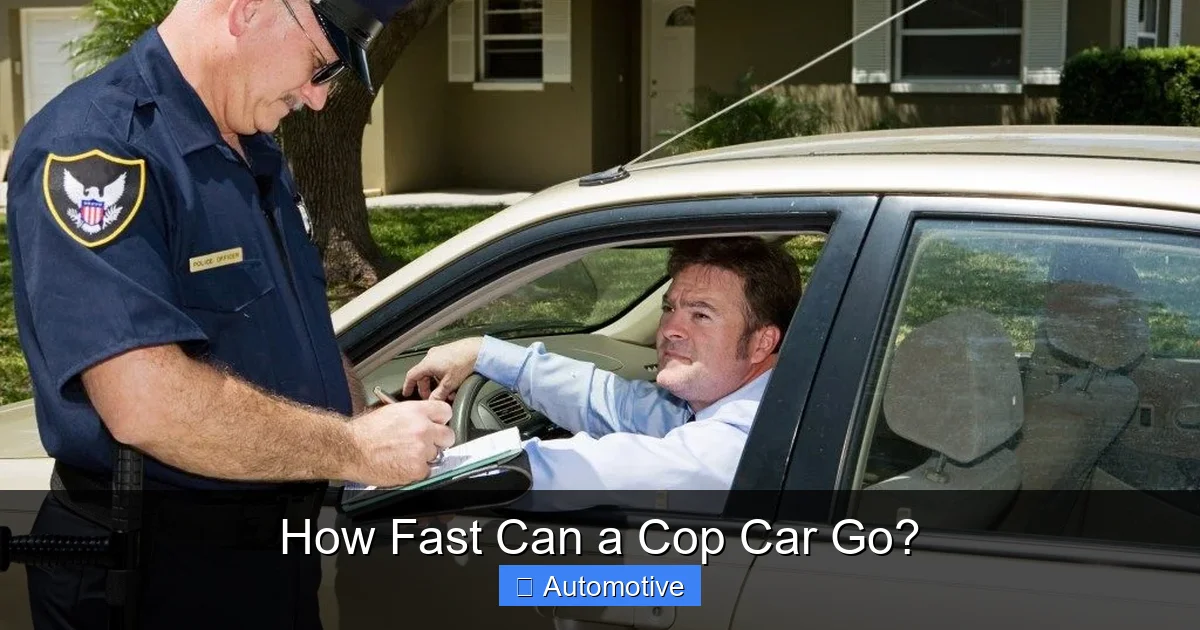 How Fast Can a Cop Car Go?