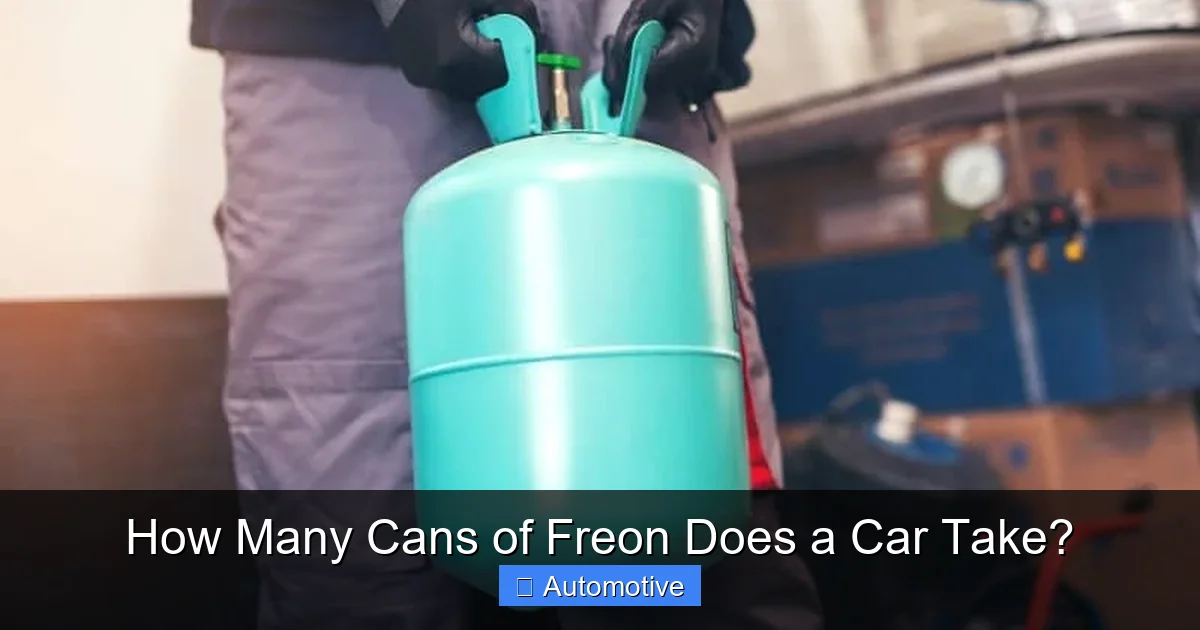 How Much Freon Does A Car Hold