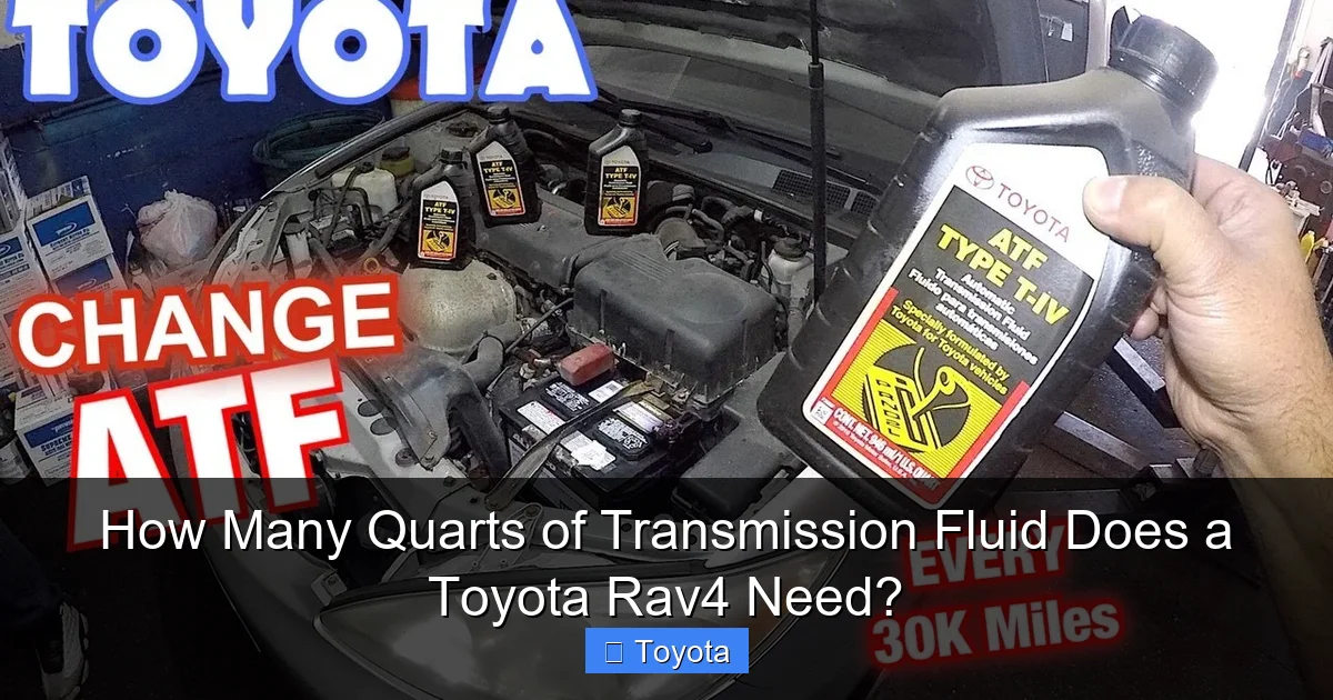 How Many Quarts Of Transmission Fluid Do I Need