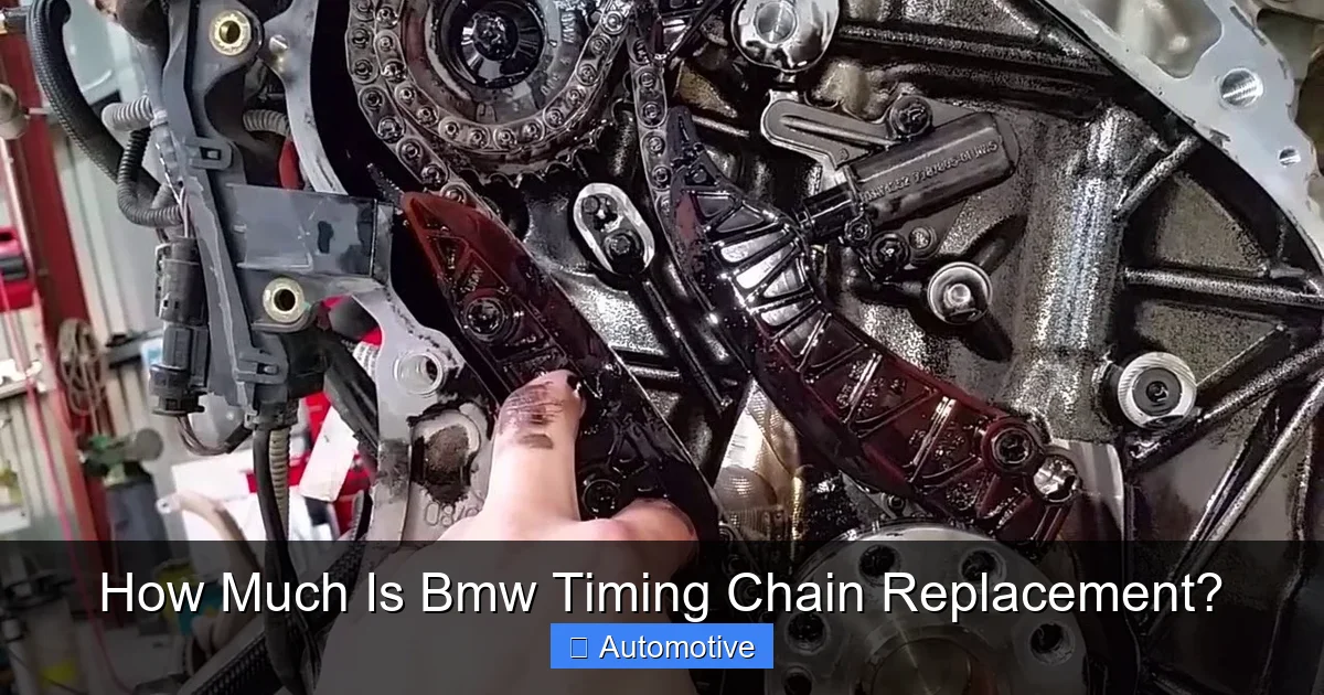 How Much Is Bmw Timing Chain Replacement?