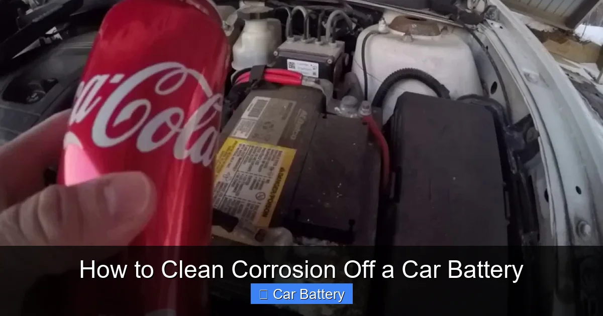 How to Clean Corrosion Off a Car Battery