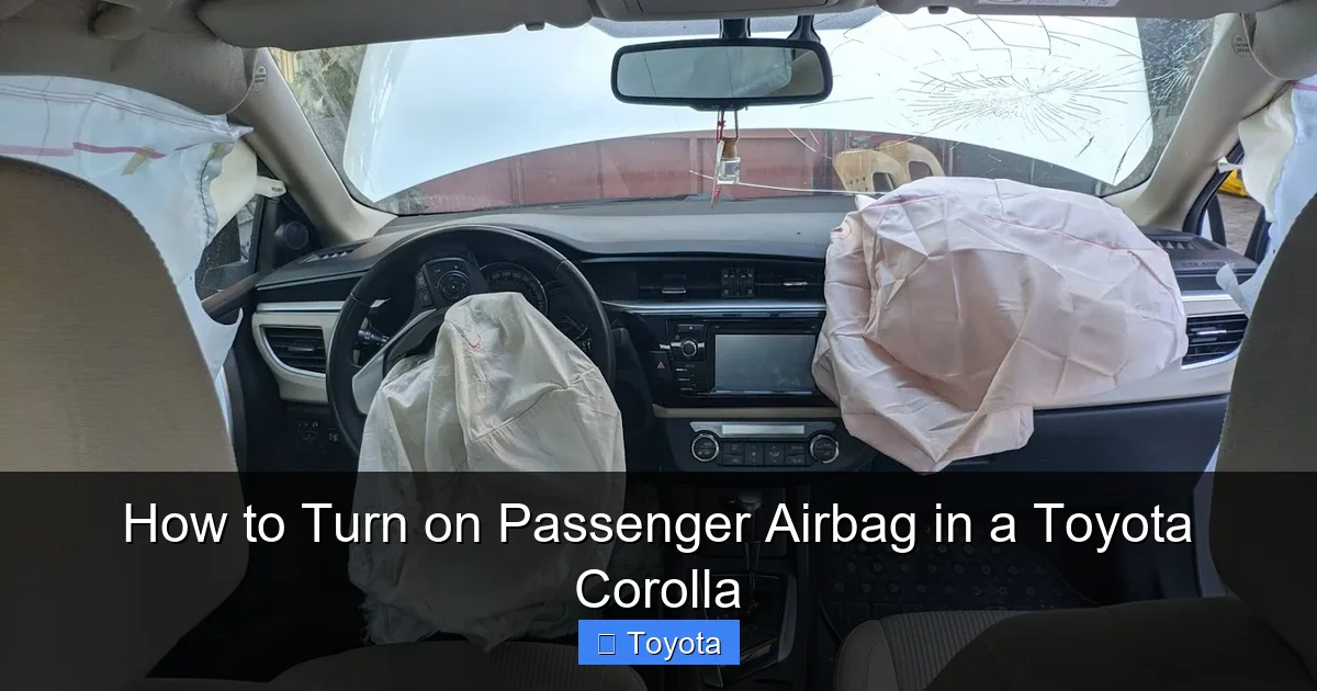 Inspiring How To Turn Passenger Airbag On Photos