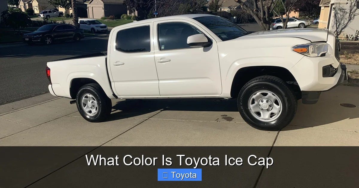 Unveiling The Mystique Is Toyotas Ice Cap Color Worth The Hype
