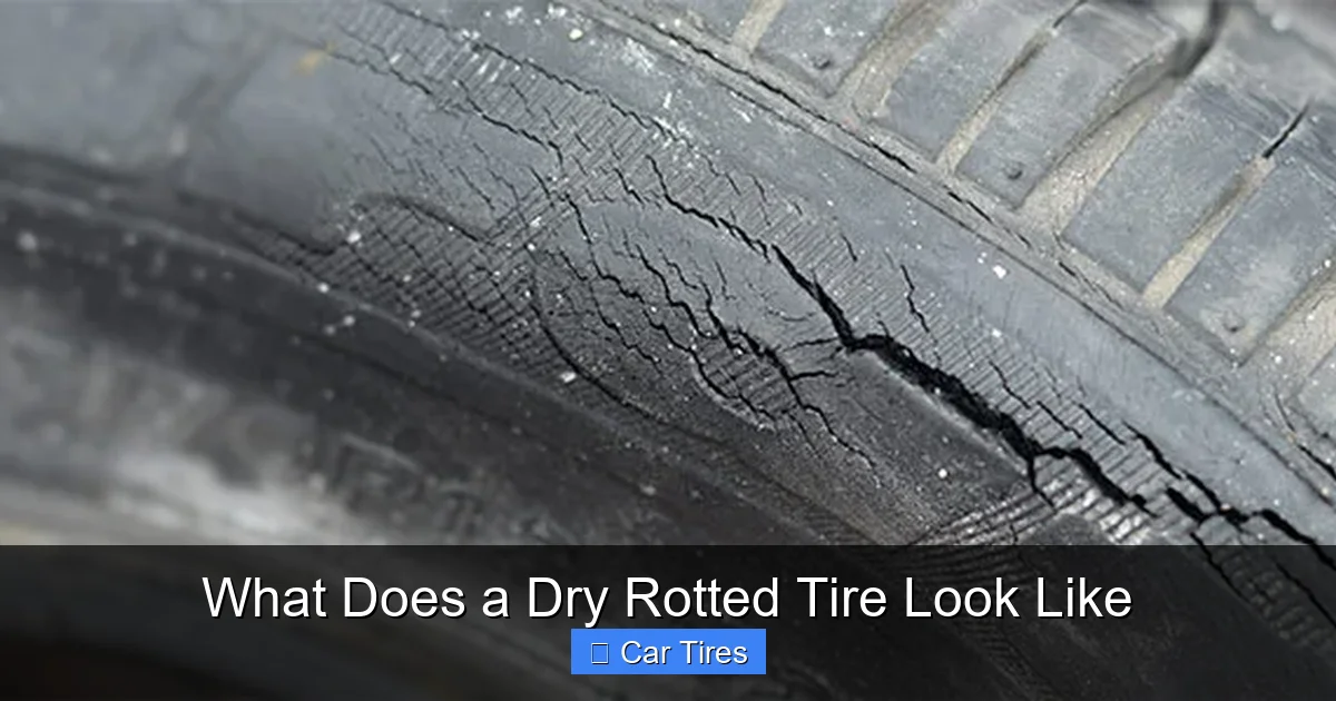 What Does A Dry Rotted Tire Look Like