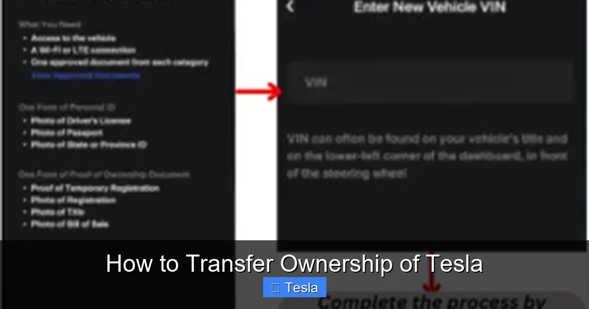 How to Transfer Ownership of Tesla