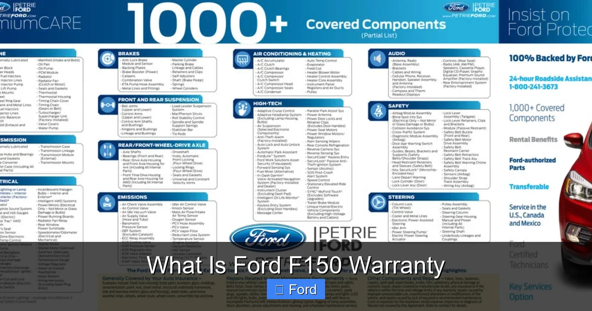 Ford F 150 Powertrain Warranty
