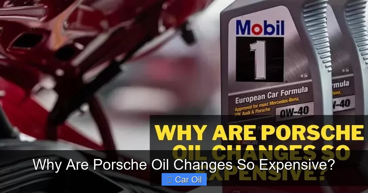 Why Are Oil Changes So Expensive